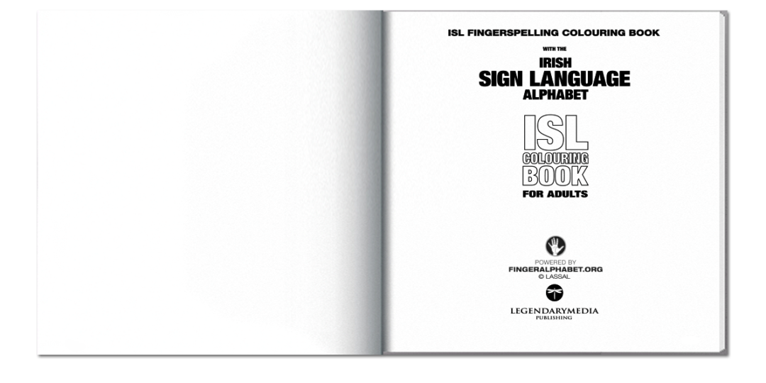 ISL MANUAL ALPHABET COLORING BOOK | LegendaryMedia Publishing