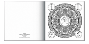 AUSLAN Manual Alphabet Colouring Book - LegendaryMedia Publishing